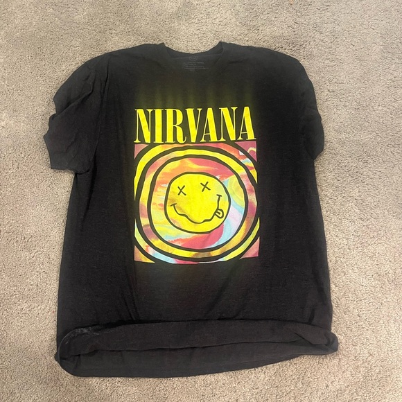Target | Tops | Trendy Nirvana Black Tshirt | Poshmark
